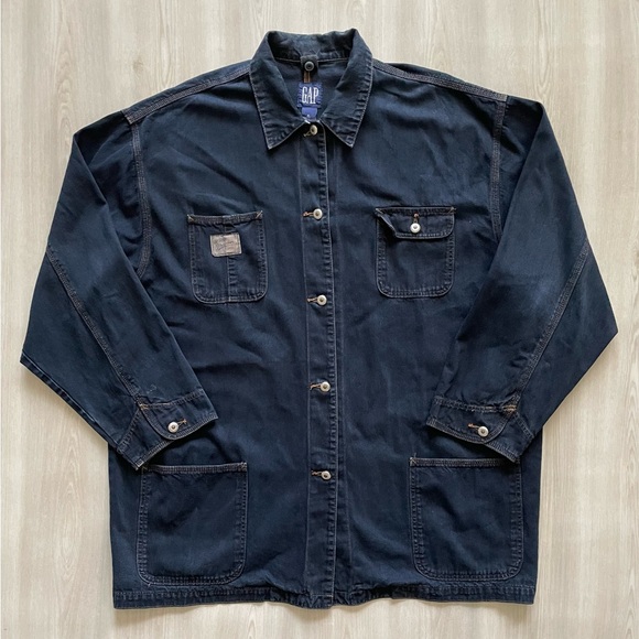 GAP | Jackets & Coats | Vintage Gap Denim Premier Standard Chore Jacket ...